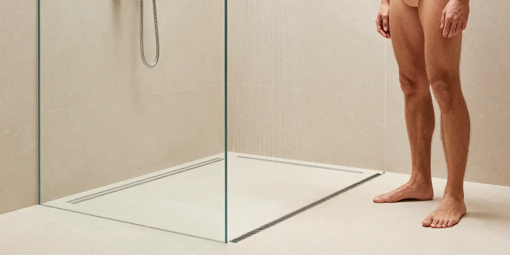 Douche sans vitre : les astuces pour éviter les éclaboussures d'eau